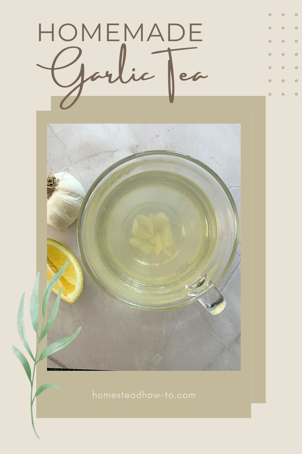 Homemade Garlic Tea Recipe For Cold & Immune Boost In 2025