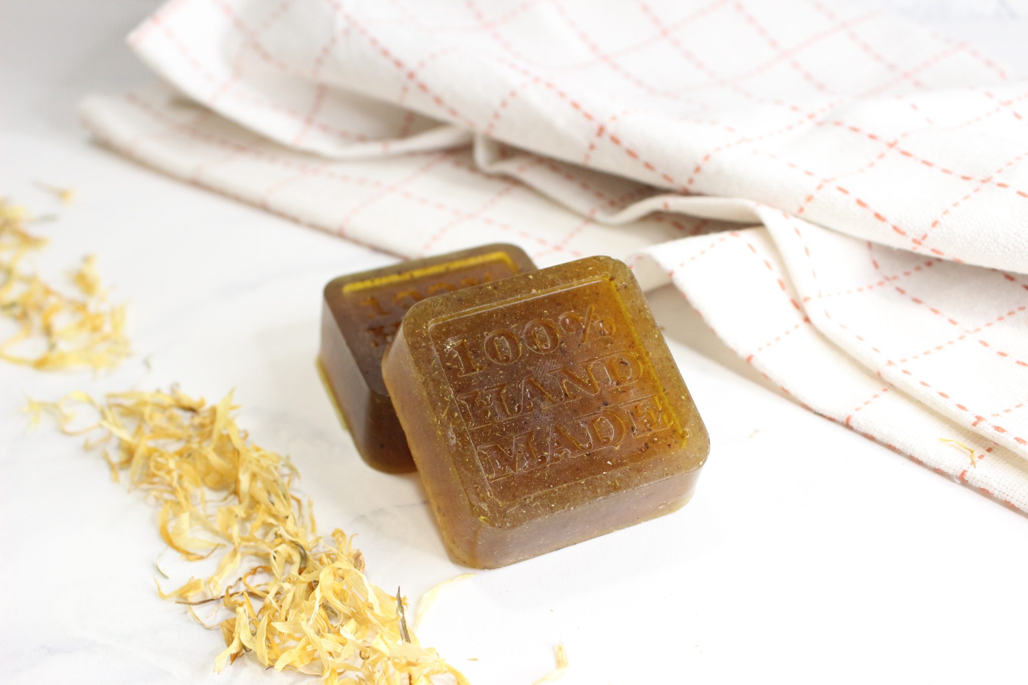 4-Ingredient Homemade Calendula Soap Recipe
