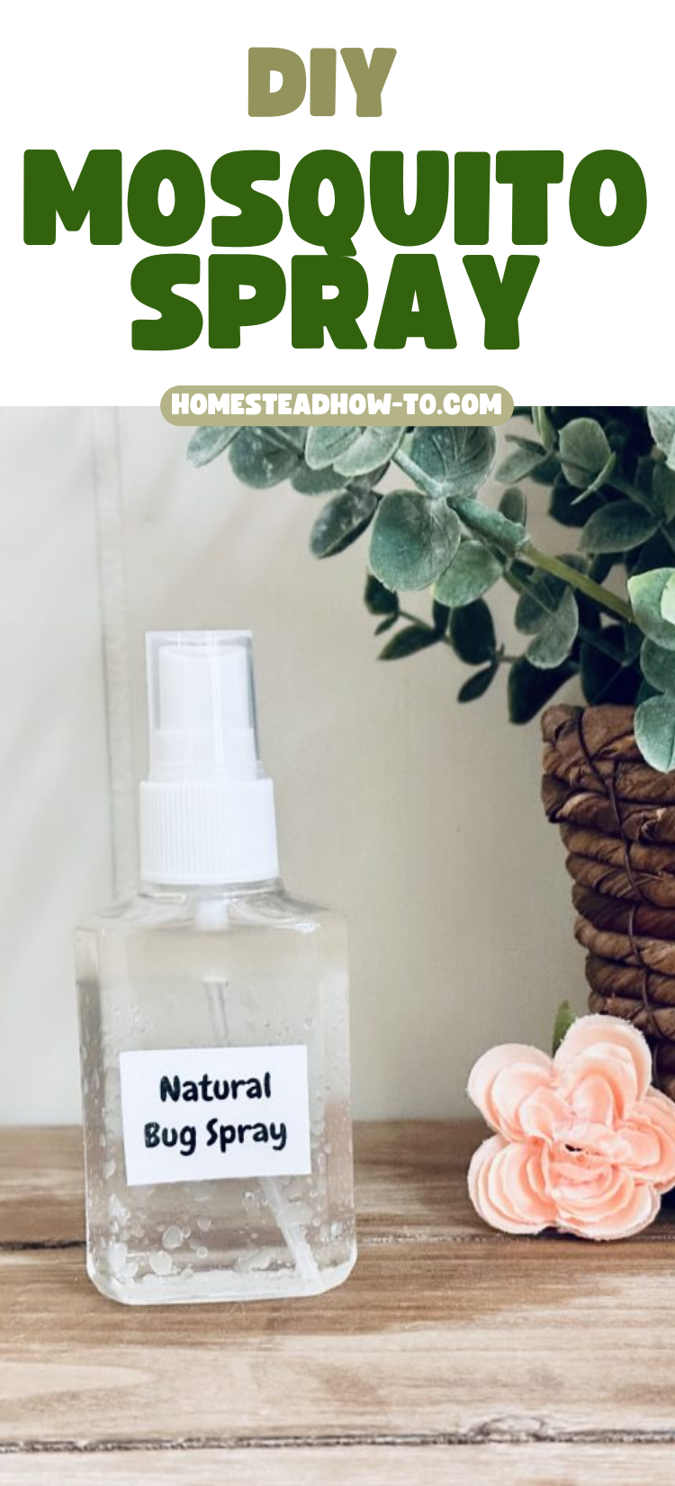 Homemade All Natural Bug Spray For Mosquitoes And Ticks