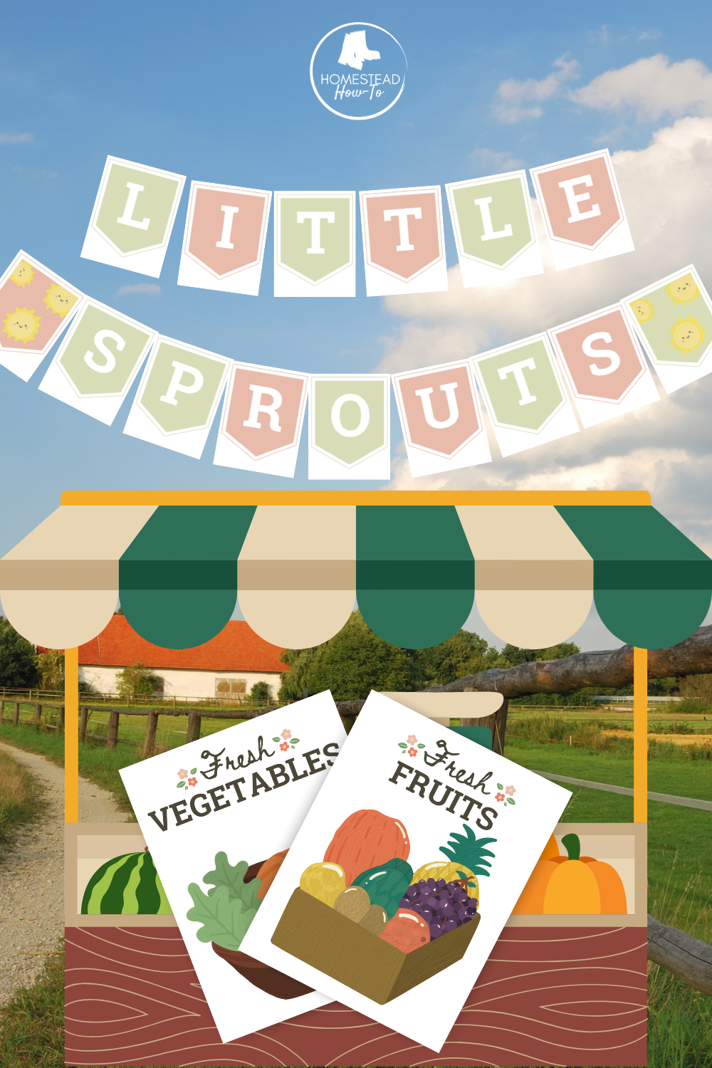 Farmer’s Market Dramatic Play Kit (Free Printable)