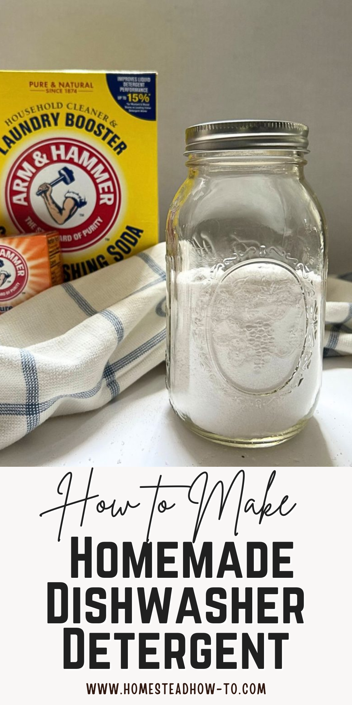 How To Make Homemade Dishwasher Detergent: An All-Natural Recipe