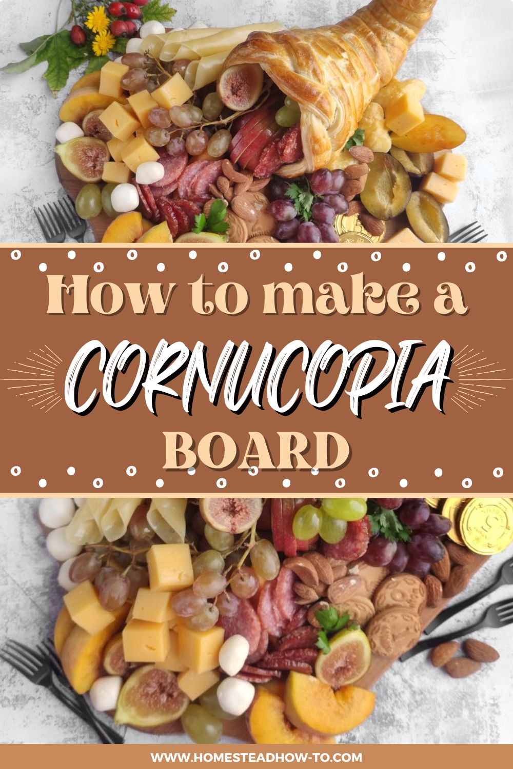 How To Make A Cornucopia Charcuterie Board For Thanksgiving