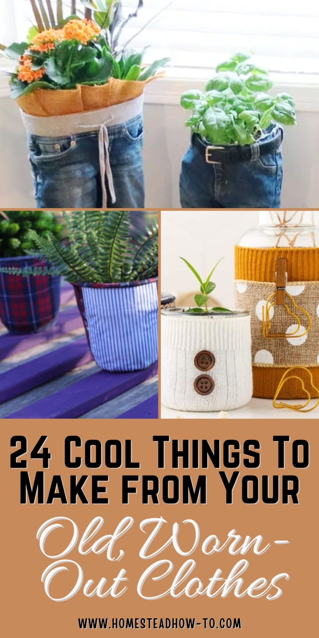 24 Cool Things To Make From Your Old, Worn-Out Clothes
