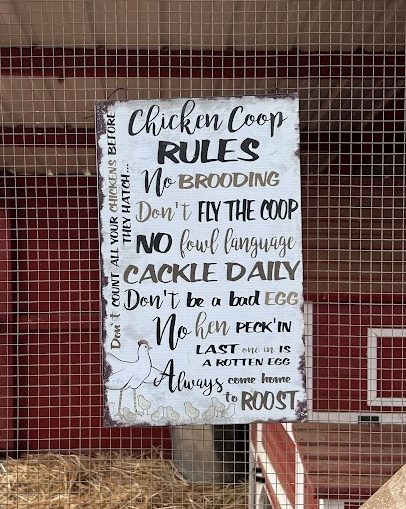 10 Quirky Chicken Coop Signs Your Flock Will Love