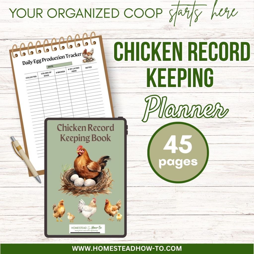 Chicken Record Keeping Planner: A 45-Page All-in-One Tool to Organize ...