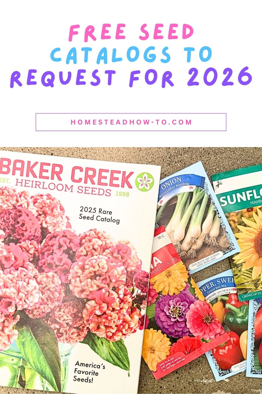 Free Seed Catalogs To Request For 2026