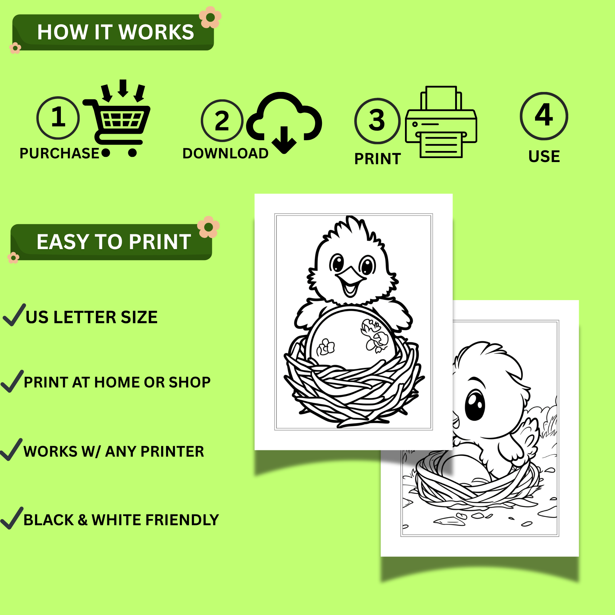 Bird Coloring Book Printable For Kids | 43 Cute Bird Coloring Pages PDF ...