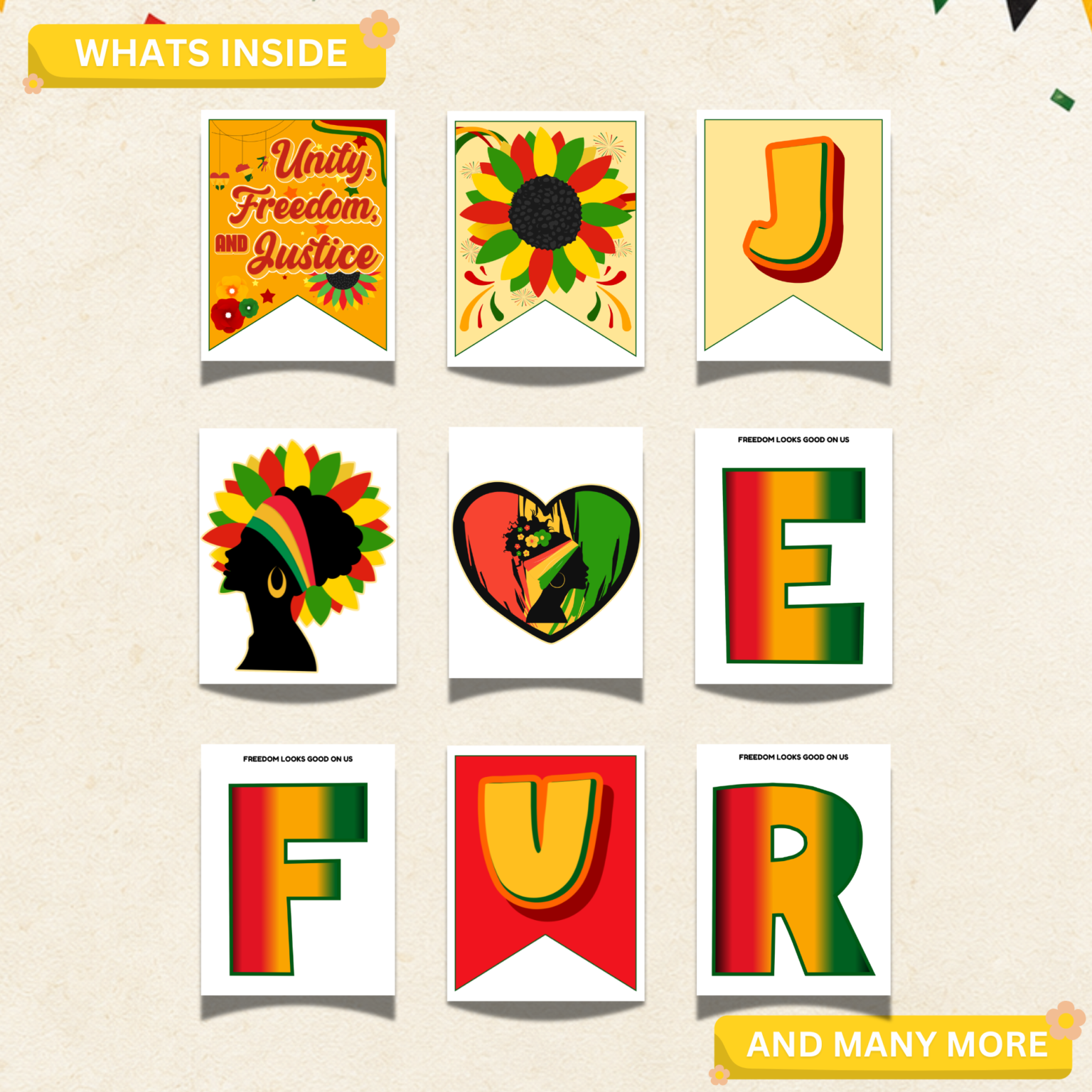 Juneteenth Bulletin Board Kit Printable, Freedom Day Classroom Decor ...